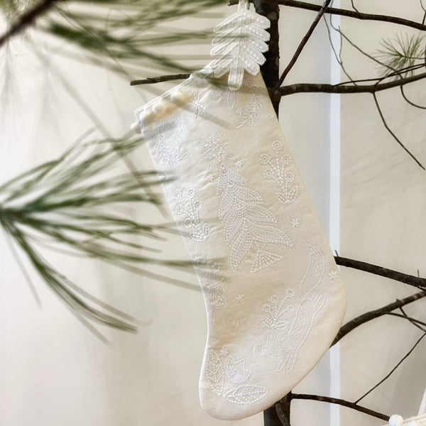 Embroidered Winter Stocking - Bloomfields